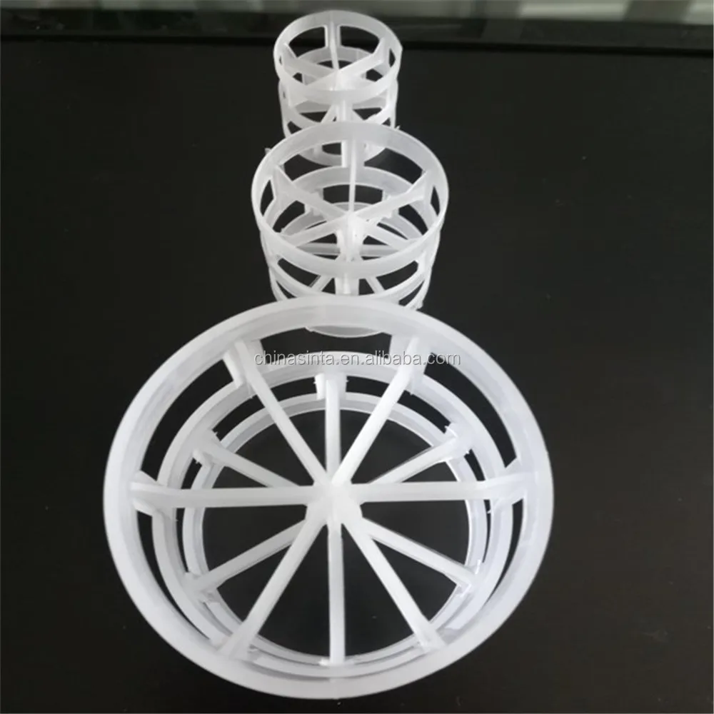 Carbon Dioxide Degassing Tower Plastic Pall Ring Packings Pall Rings ...