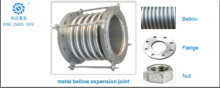 Large Diameter Stainless Steel Wire Reinforced Bellows Tube Expansion ...