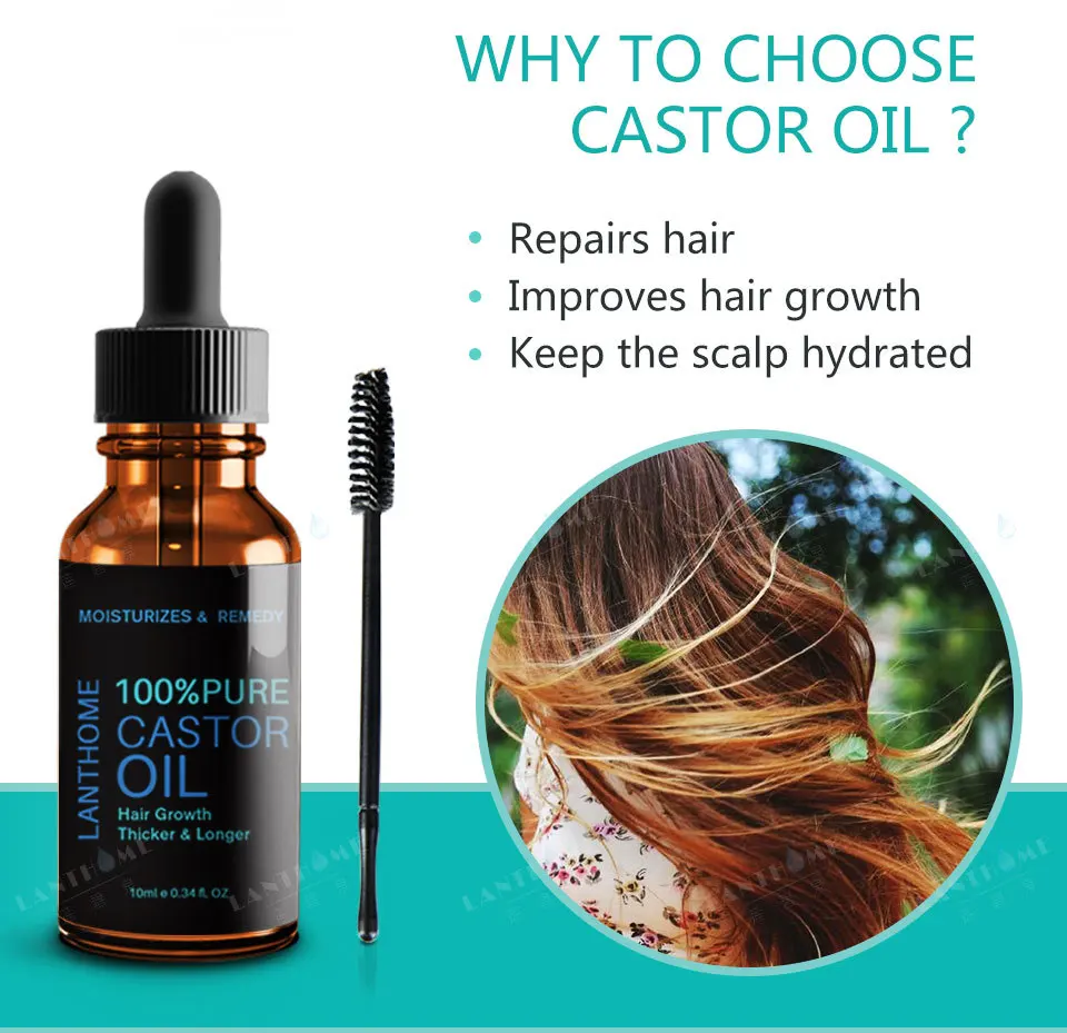 LANTHOME Castor Oil - Fast Effective Hair Growth Solutions