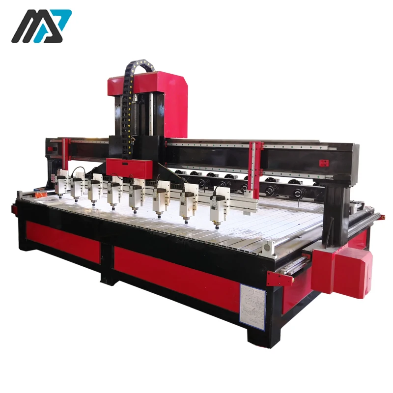 8 Spindle 4th Axis Rotary Table Router Multi Head 4 Axis Cnc Machine - Buy 4 Axis Cnc Router,4th ...