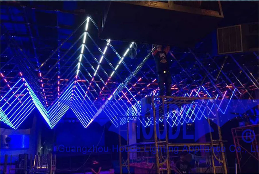 360 Degree Vertical Dmx512 Rgb 3d Led Tube Led Pixel Tube Dmx Pixel ...