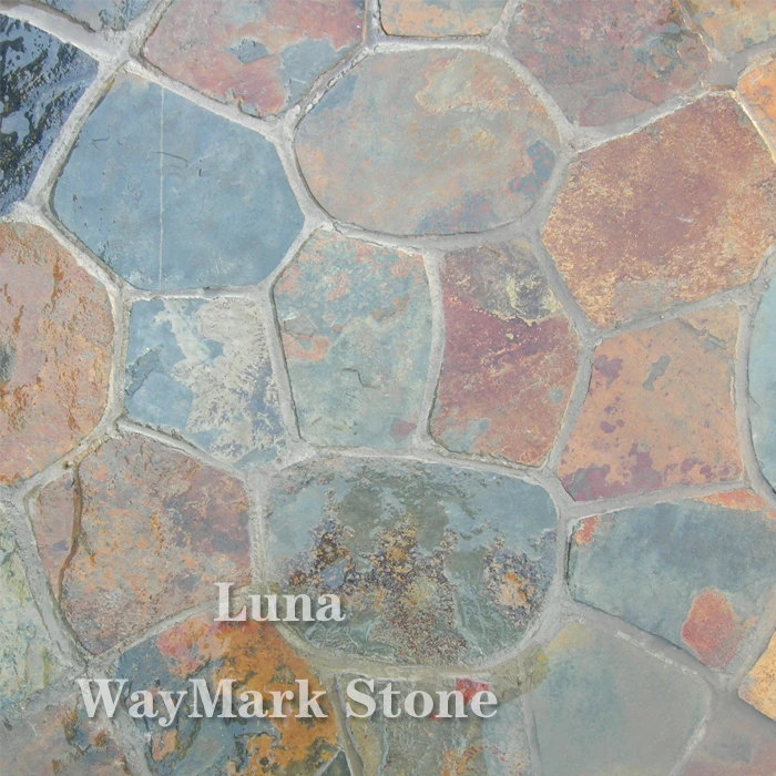 Rusty Slate Flagstone Garden Flooring Patio Cover Natural Stone - Buy Slate Flagstone,Natural ...
