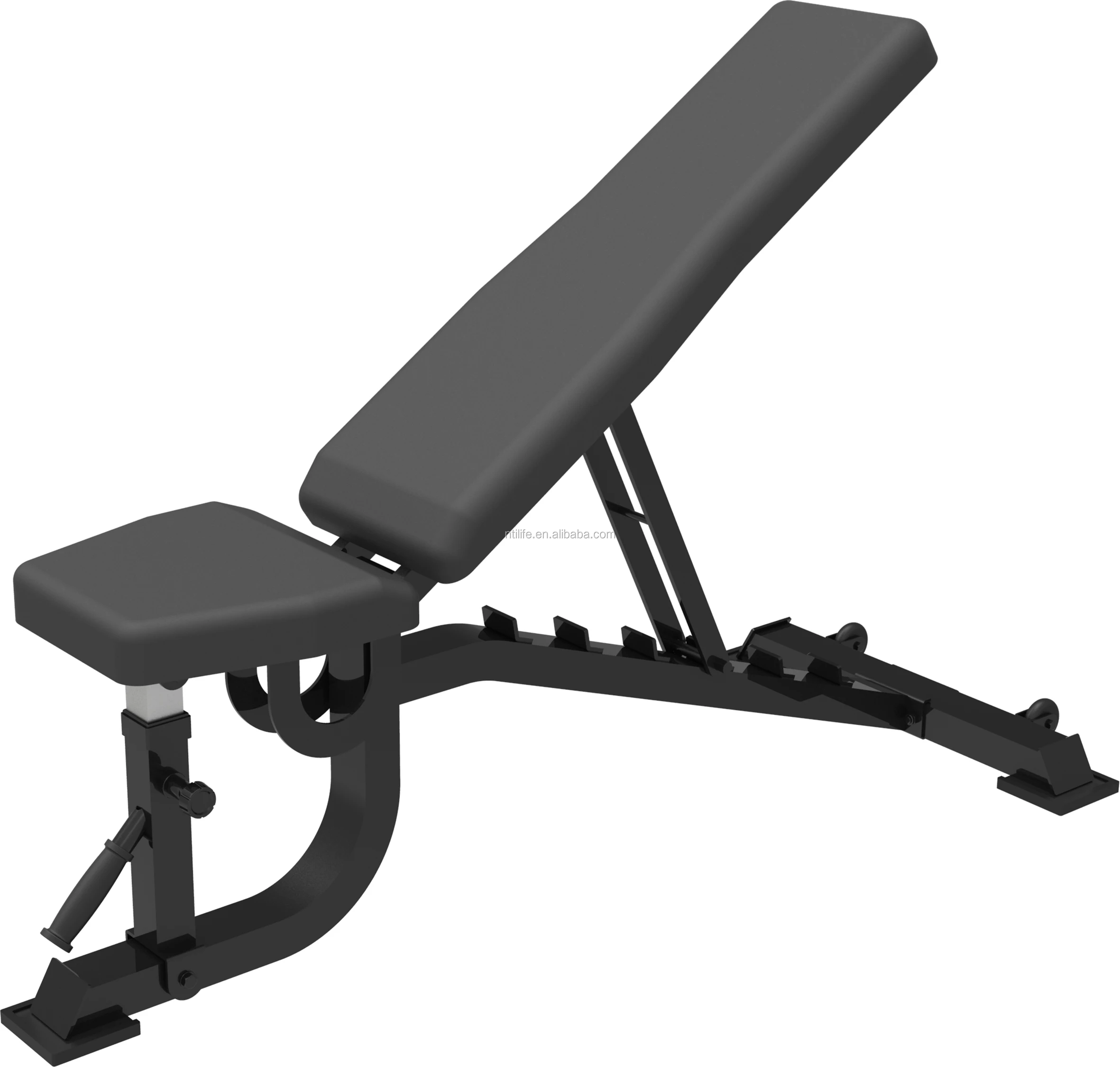 Gym Fitness Equipment Commercial Gym Bench Adjustable / Gym Sit up ...