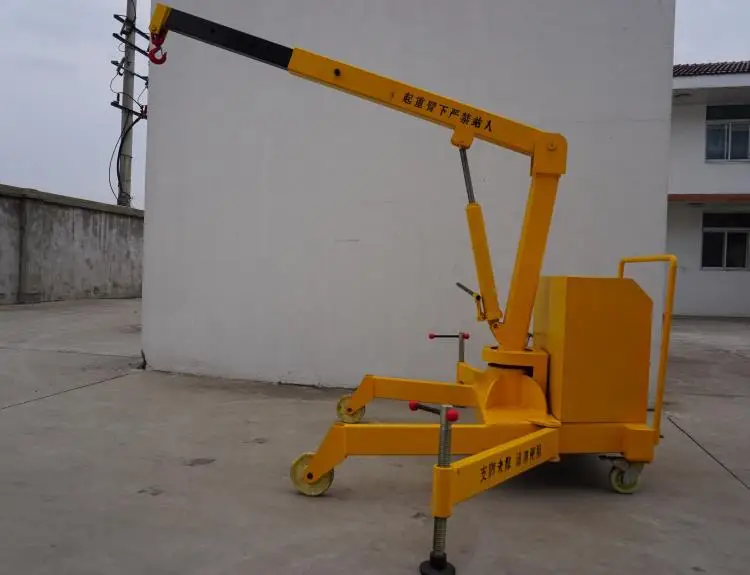 Hand Slewing Crane - Portable 3 Ton Cargo Cranes for Construction