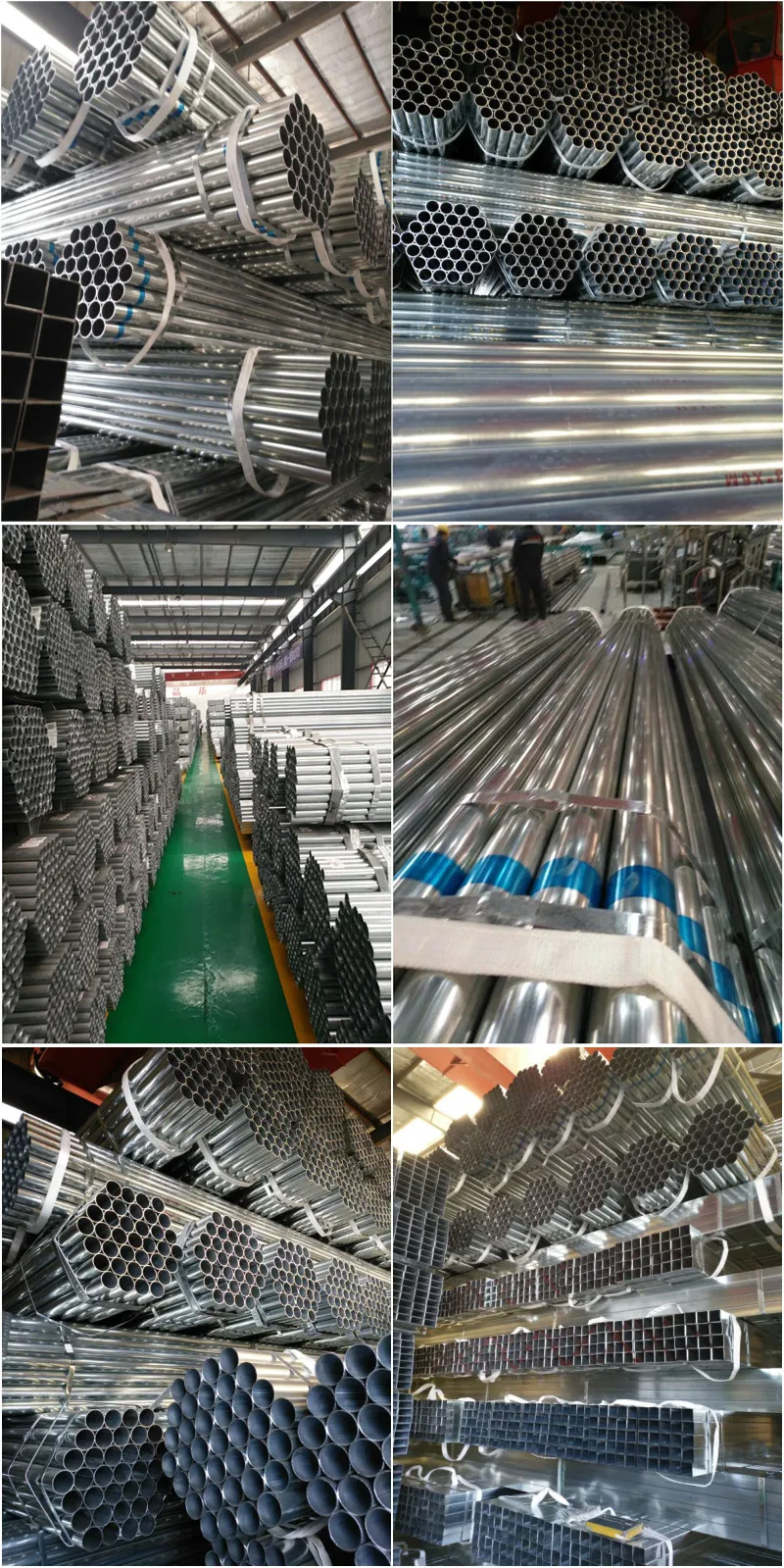 300mm Diameter Galvanized Steel ASTM A53 A36 Ss400 St33 DIN 1626 Pre-Galvanized Square Hollow ...