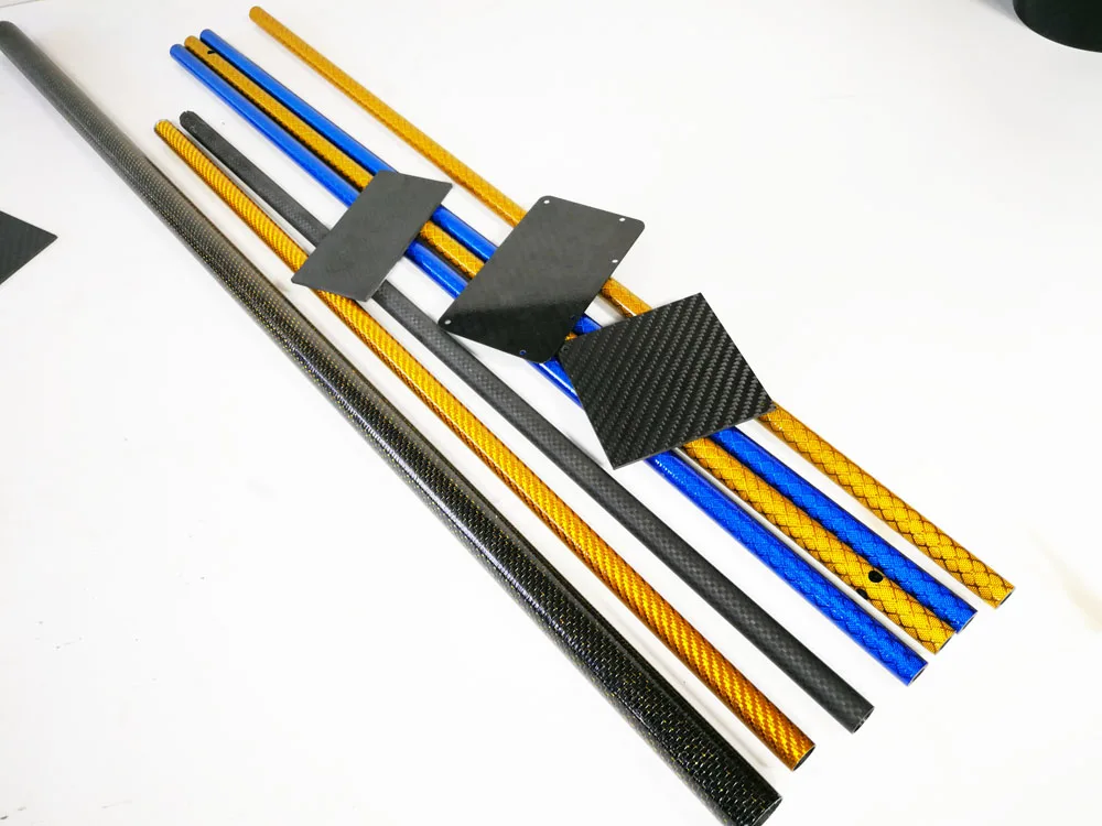 Custom High Precision Flexible 100% Real Carbon Fiber Tube With Metal ...