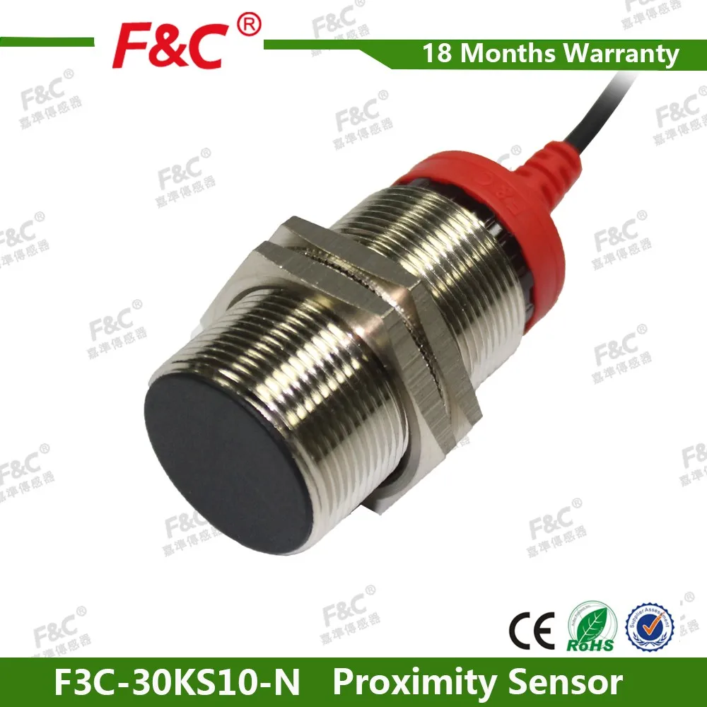 M30 Metal Detector Flush Type Cylinder 10mm Proximity Sensor