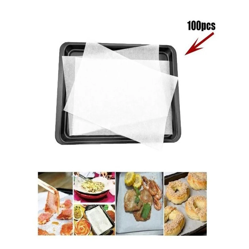 Non-stick Square Parchment Paper Baking Sheets Pre-cut Parchment Baking ...