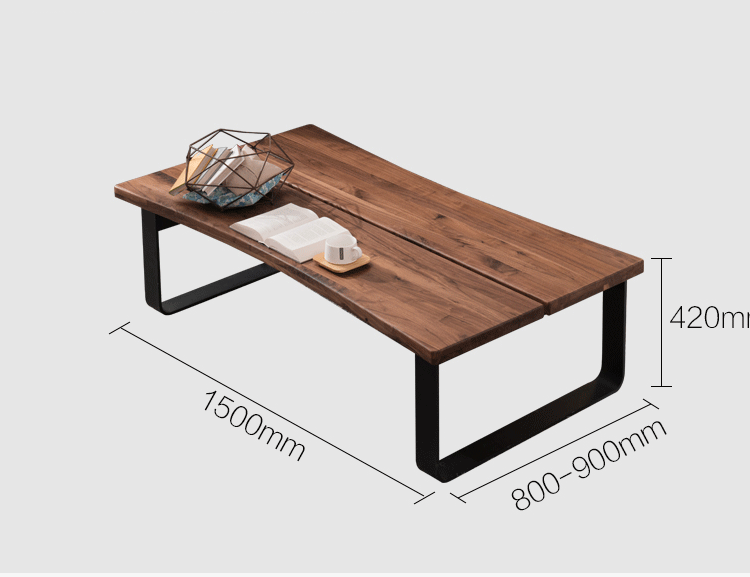 North American Imported Black Walnut Office Tea Table And Chairs Set ...