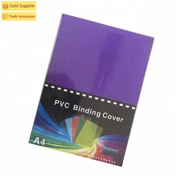 Hard Colourful Pvc A3 Plastic Book Cover - Buy Pvc Binding Cover,Book ...