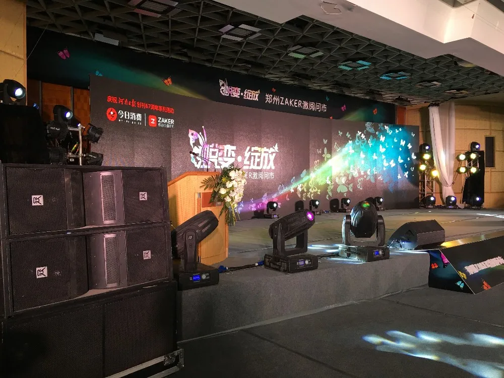 Dual 12" Line Array For Stage Horn Loaded Big Speakers - Buy Big Line ...