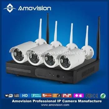 Wireless Hd Nvr Kit 720p 4ch Wifi Nvr Kit Signal Range 100 Meters ...