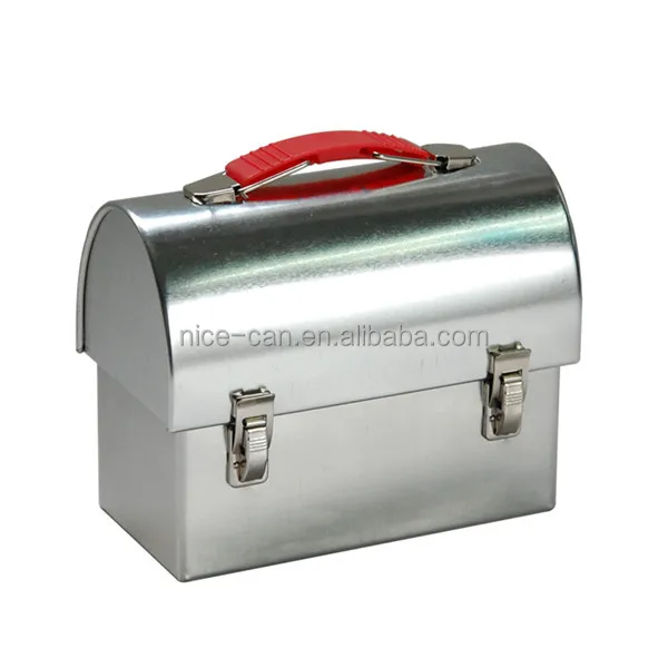 Custom Blank Plain Portable Metal Lunch Box With Lock And Handle Lunch ...