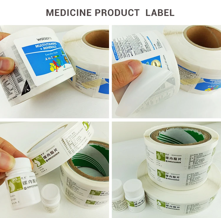 Custom Medical Bottle Label Stickers - Waterproof & Anti-fake