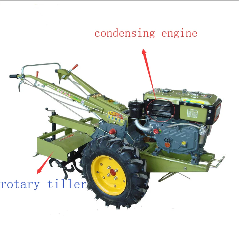 Farm Tractor Usage And 2wd By Wheel Walking Tractor 15hp Cultivator ...