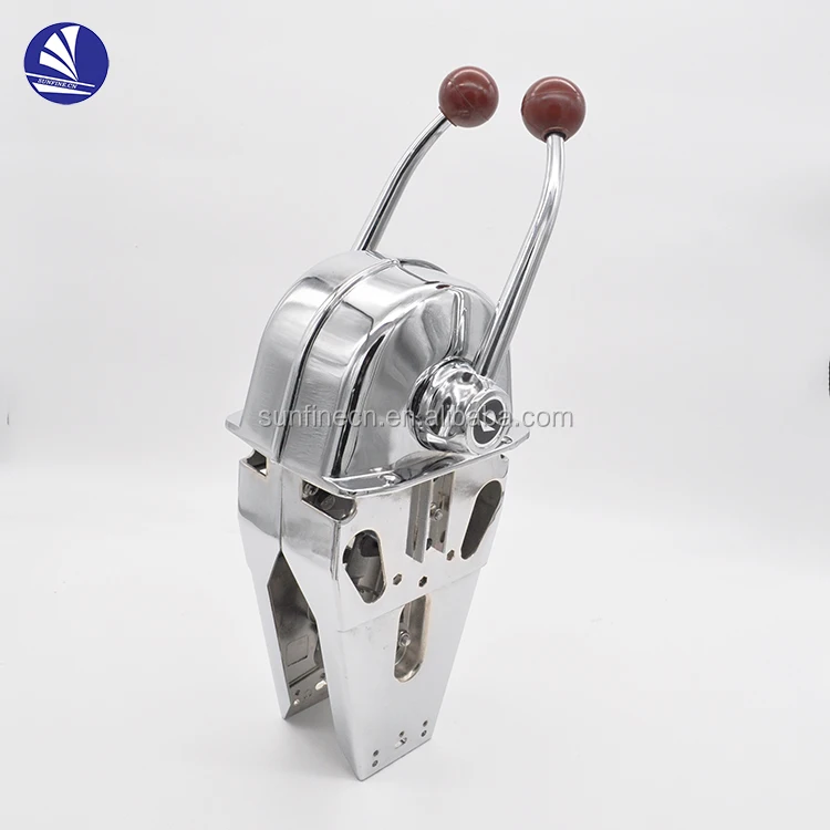 Marine Engine Twin Control Lever - American Type Boat Throttle & Gear ...