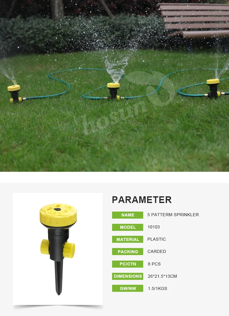 Portable Plastic Cover Jet Watering Nozzle Low Pressure Mini Mobile ...