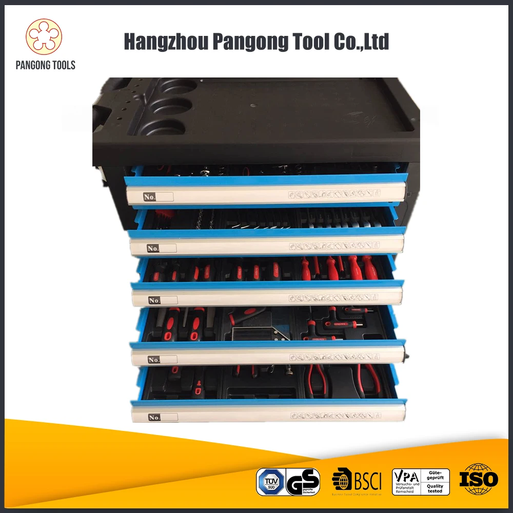 Kabinet Alat Rol Baja Karbon Modular, Set Peralatan Mekanik Lengkap ...