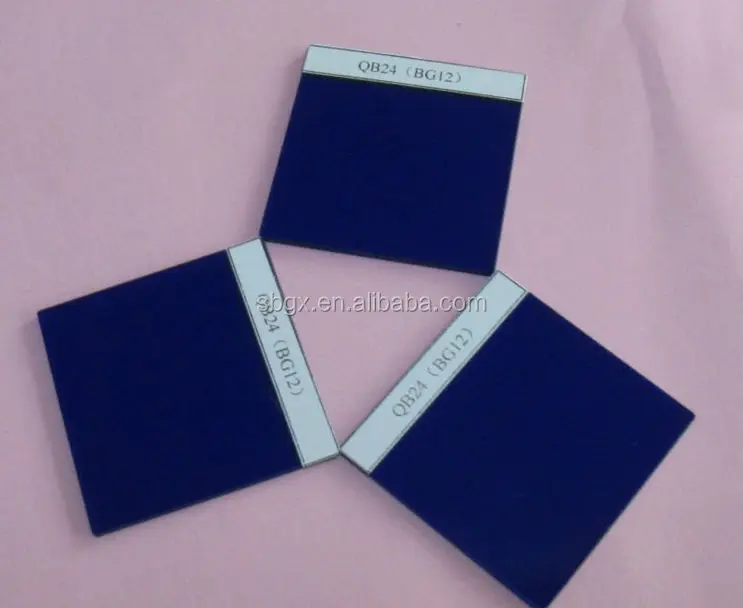 Factory Custom Cobalt Blue Optical Glass Filter Qb24 21 - Buy Cobalt ...