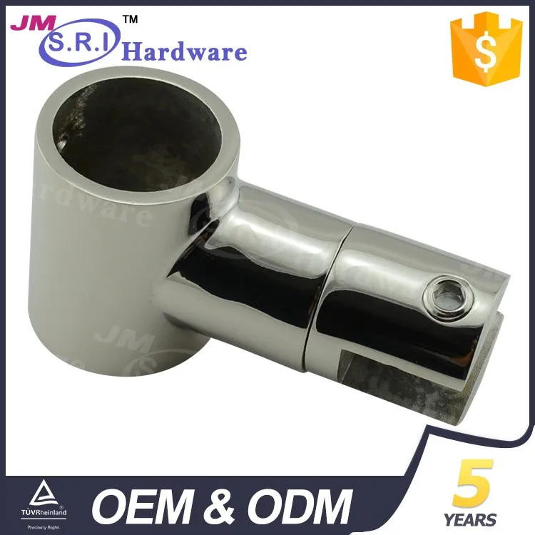 Connection Hardware 25mm Pipe Stainless Steel Glass Door Pipe Fitting ...