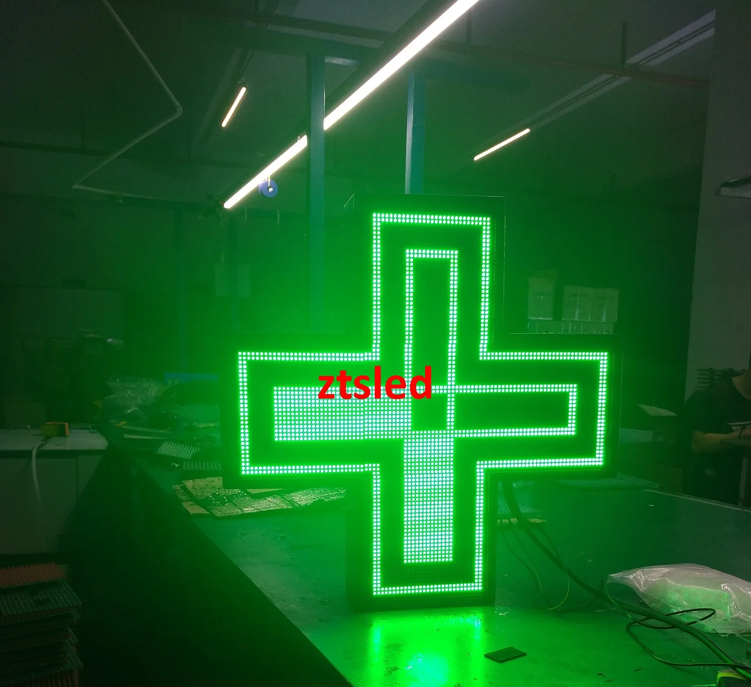 P5 Led Pharmacy Farmacia Cross Display Screen Full Color 480x480mm ...