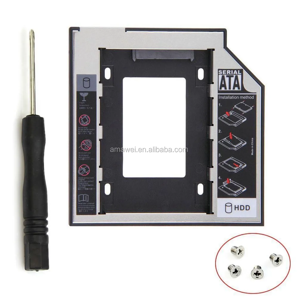 Universal Hdd Caddy Laptops 12.7mm Internal Hard Drive Enclosure Caddy ...