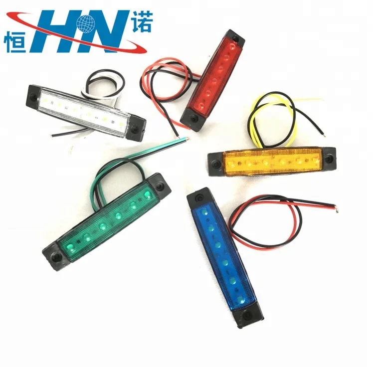 High Brightness Colorful Side Marker Lamp LED 24V Light for Truck Trailer