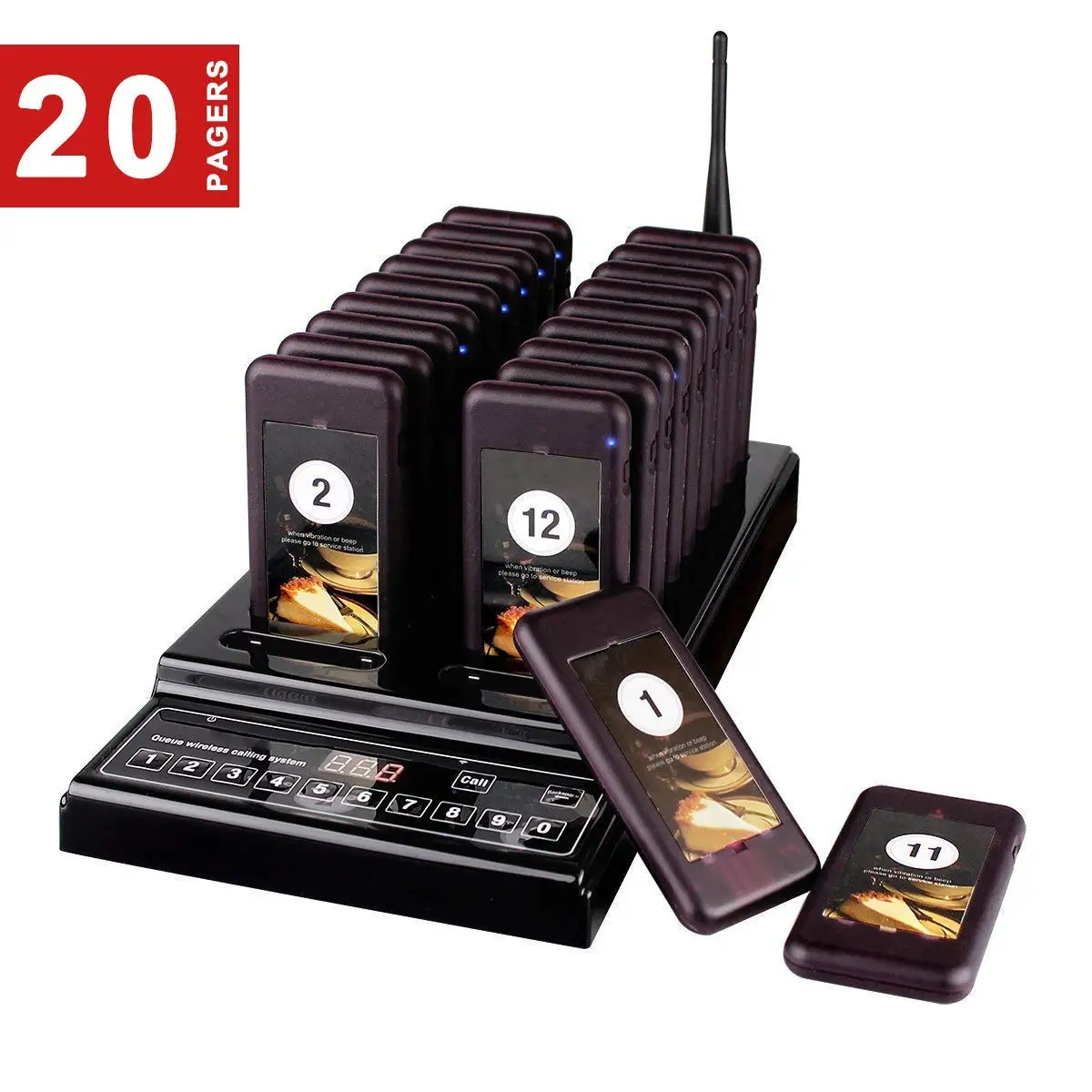 iMeshbean Wireless Calling System Restaurant System Paging System Pager ...