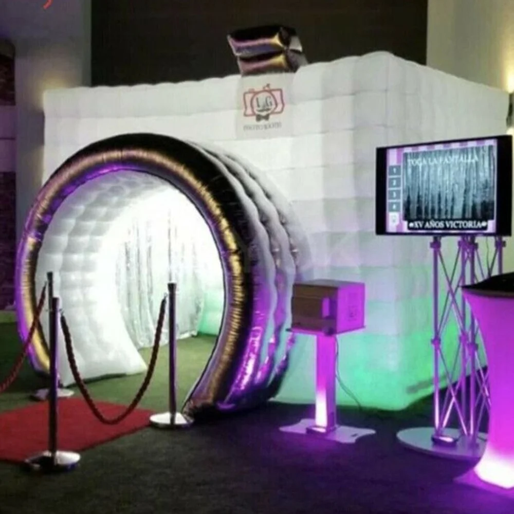 Led Dj Tent Inflatable Photo Booth - Perfect Party Setup