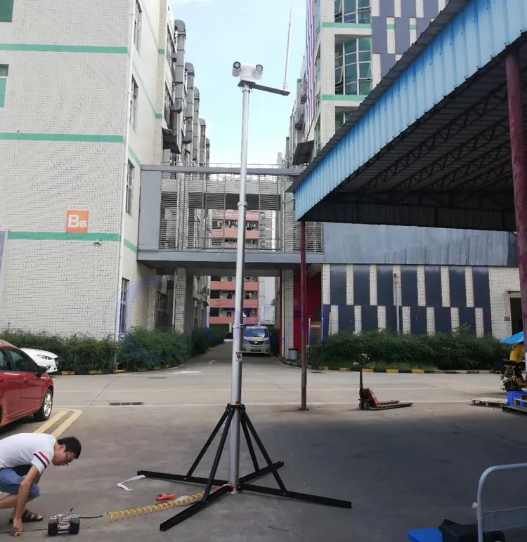 Vehicle Mounted Portable Mobile CCTV Security Camera Tower
