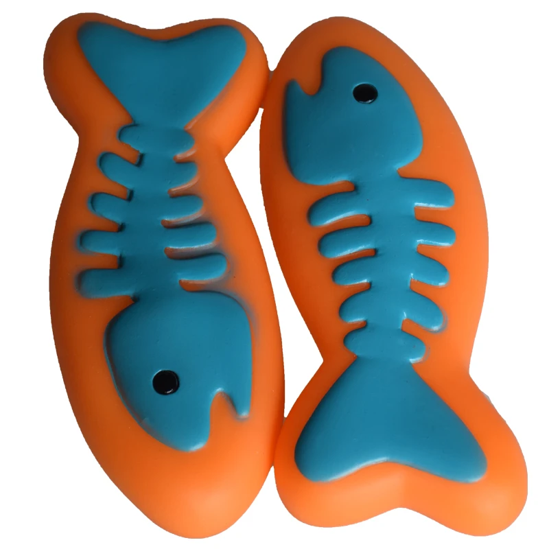 Cute Fish Shaped Non Toxic Sound Squeaky Dog Toy - Buy Squeaky Frog Pet ...