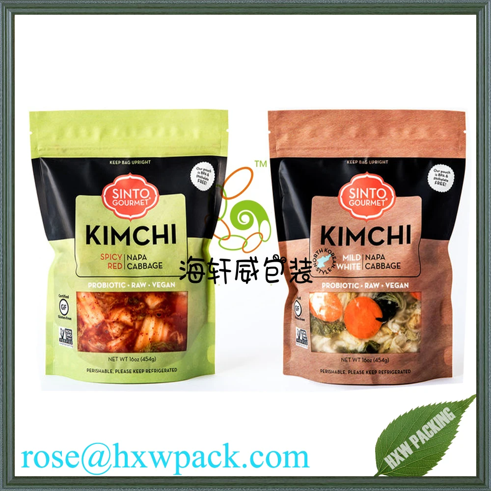 Matte Finish Clear Window Printed Mylar Food Seasoning Powder Spice ...