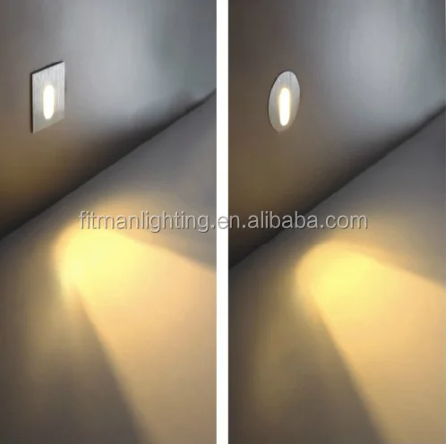 Square/round Aluminum LED Corner Wall Light - 50000 Hours