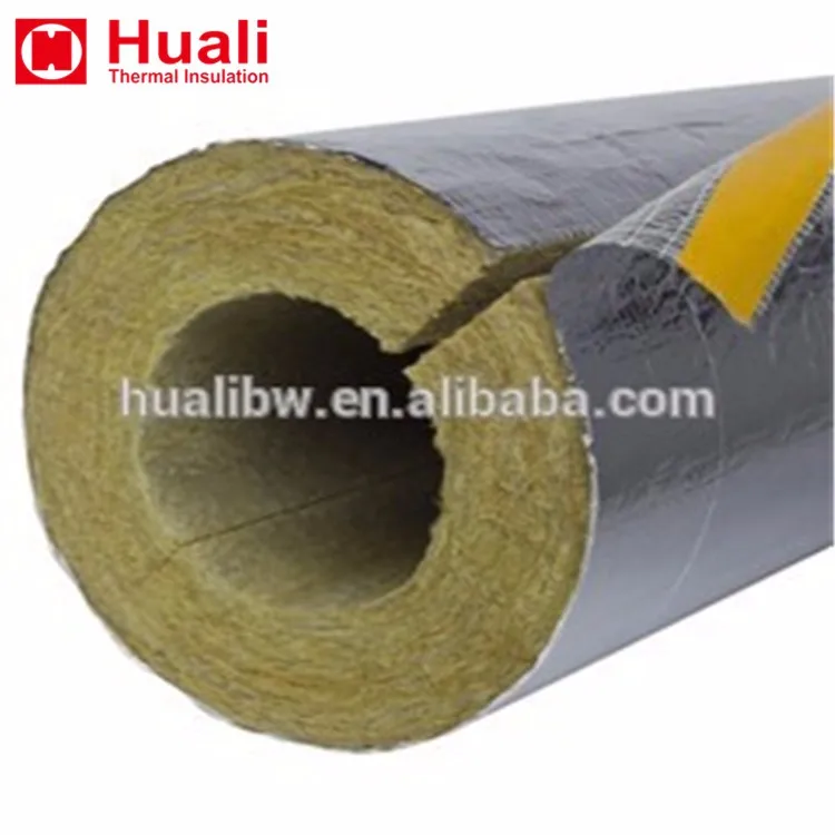 Heat Resistant Rock Wool Pipe Basalt Wool Tube Roxul Rockwool Steam ...