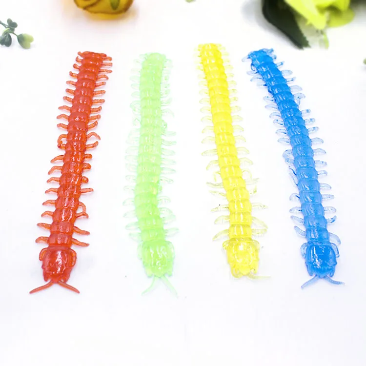 Wholesale Novelty Splatter Animal Sticky Toys TPR Colored Centipede ...