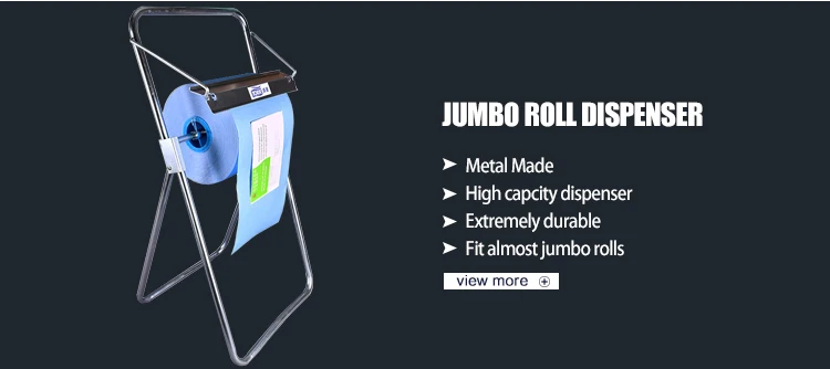 Galvanized Metal Paper Rack Roll Standing Industrial Wipe Holder Wipe ...