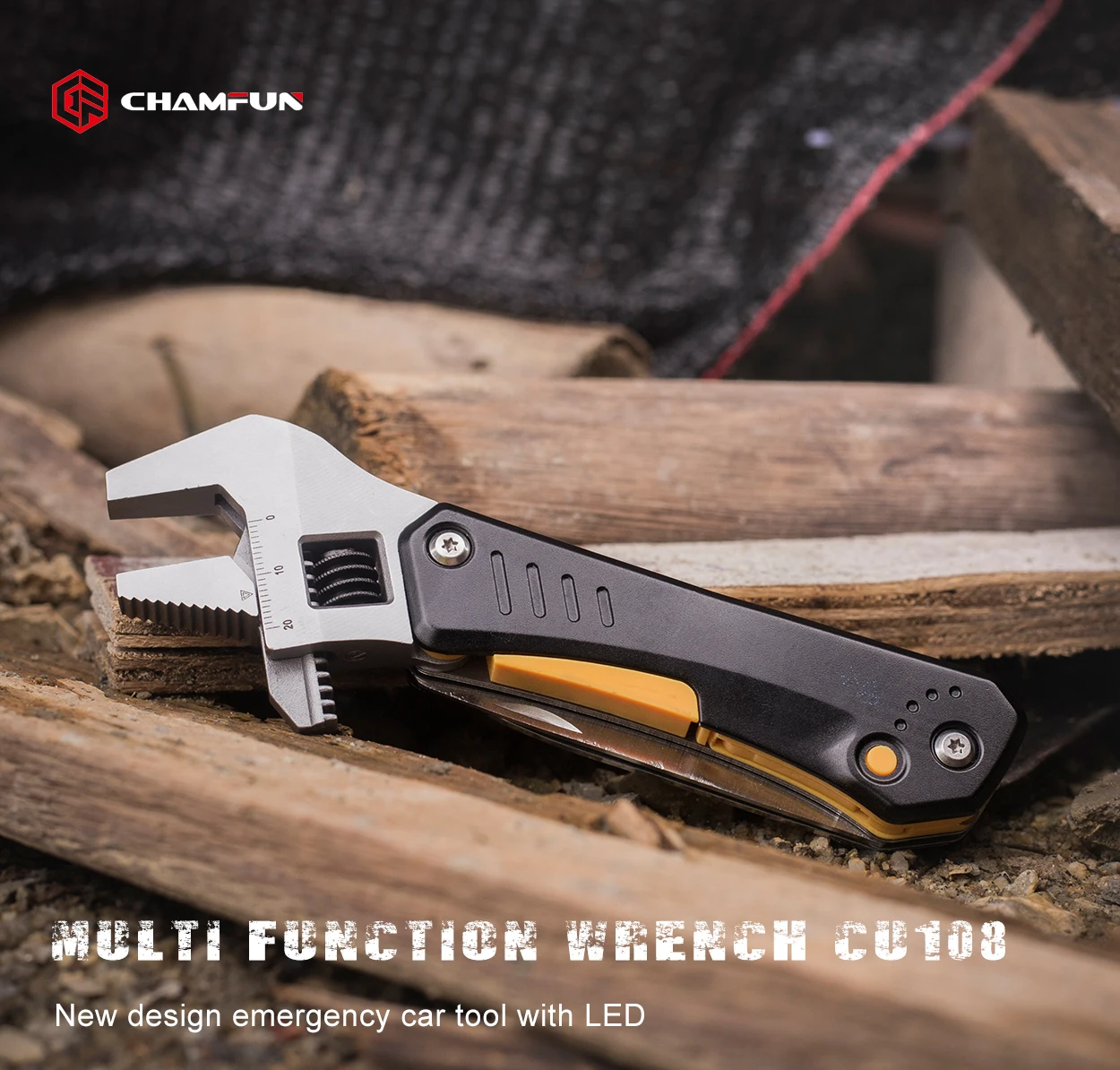 Multi Tool 8-in-1 Adjustable Wrench - Versatile and Durable