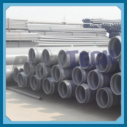 Hot Seller Pvc Sewage Pipe Pn16 Od 6 Inch Grey Colour For Water Supply ...