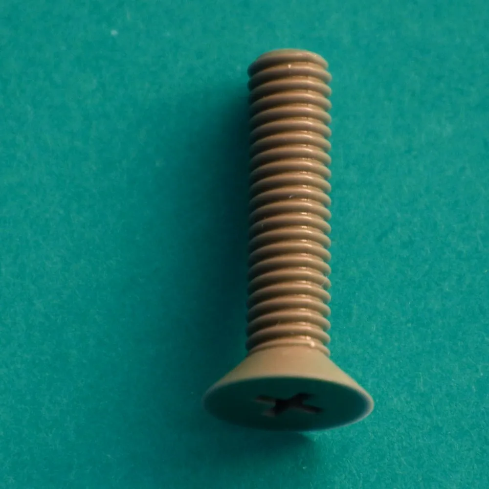 Cross Countersunk Head Polyvinyl Chloride PVC Screw Cross Flat Screw ...