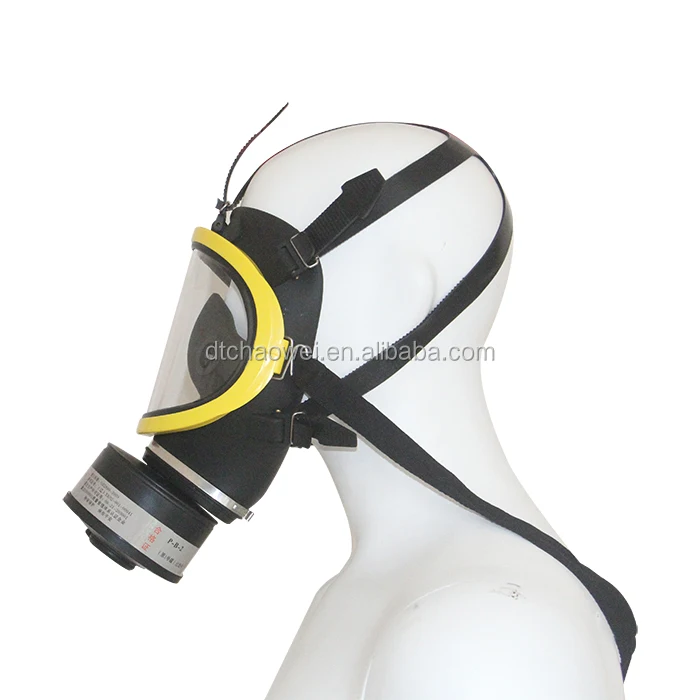 Black Silicone Rubber Fire Protection Retardant Mask