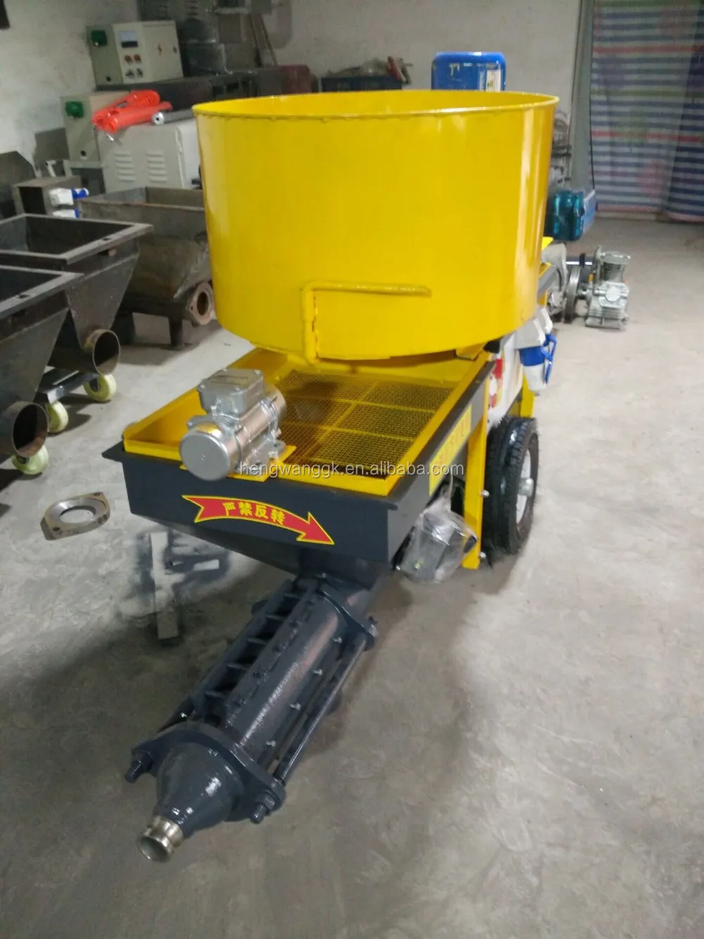 Factory Price 220v/380v/diesel Motor Cement Mortar Plaster Sprayer/wall ...