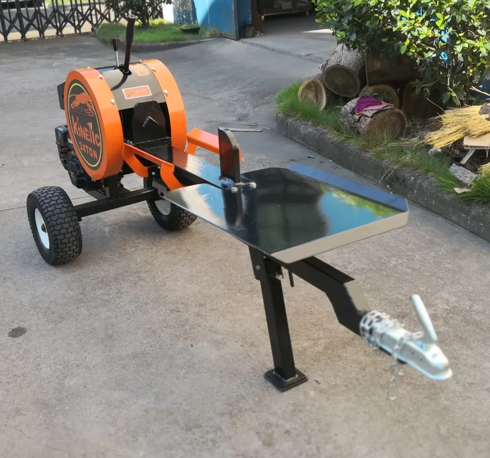 34 Ton Kinetic Log Splitter - Efficient Wood Splitting