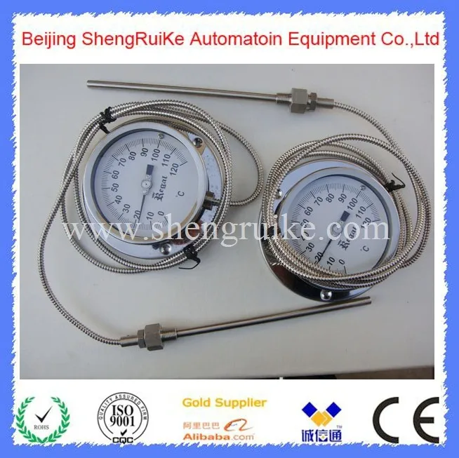 0-120c Capillary Panel Mount Temperature Gauge - Buy Panel Mount ...