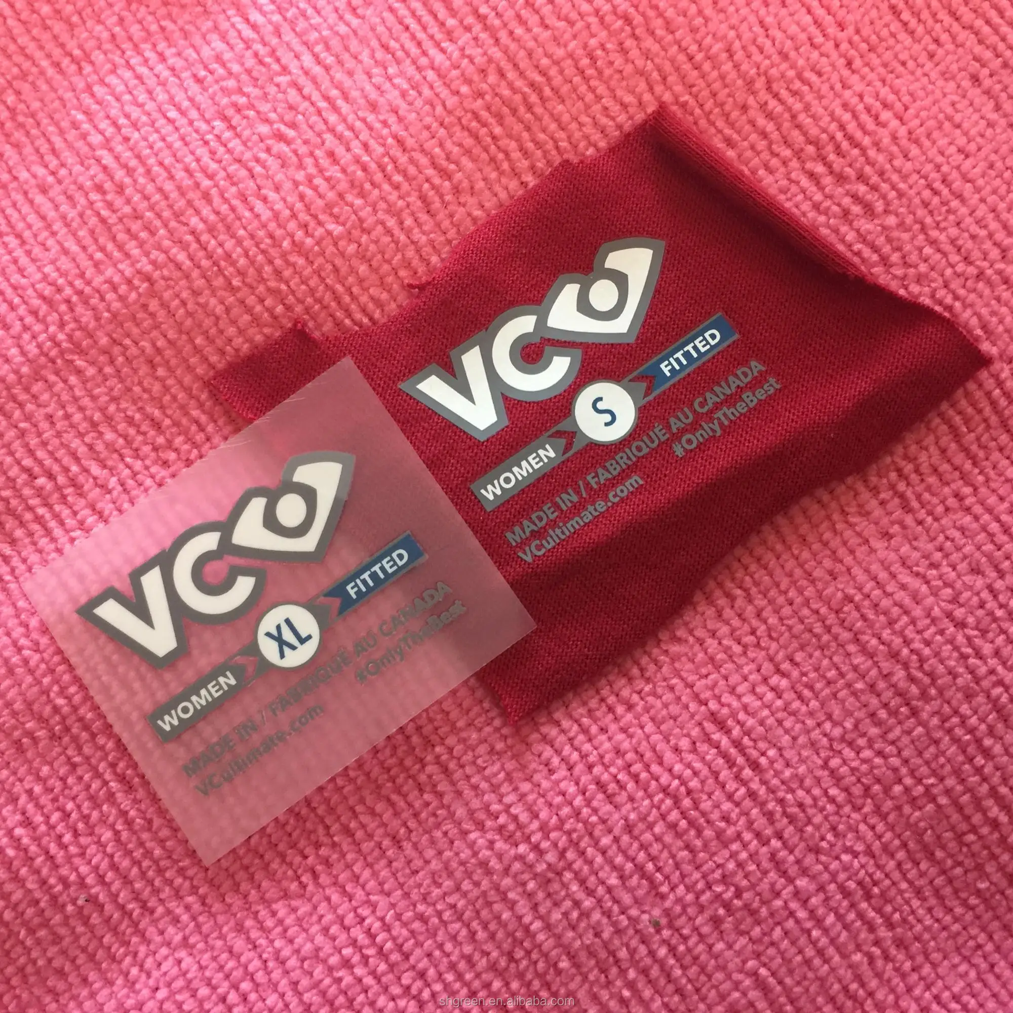 Custom Size Heat Transfer Neck Label,Colorful Design Heat Transfer Logo ...