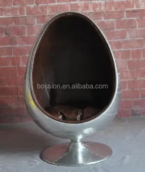 Aviator Aluminum Oval Eye Ball Chair For Home And Hotel - Buy Aluminum ...