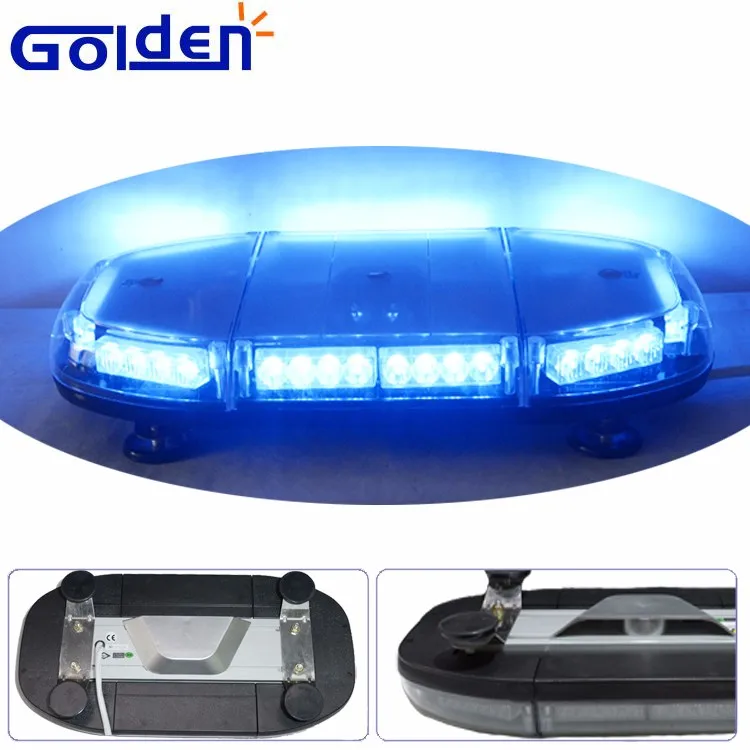 Magnetic Mini Police Emergency Led Light Bar With Built-in Siren - Buy ...