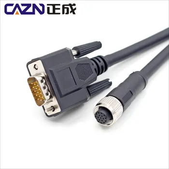 M12 8pin To Db15 Connector M12 12pin To D-sub15 17pin To Db15 Cable ...