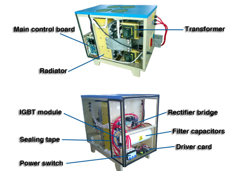 12a 200w Air Cooled Dc Rectifiers High Frequency Switch Mode Power ...