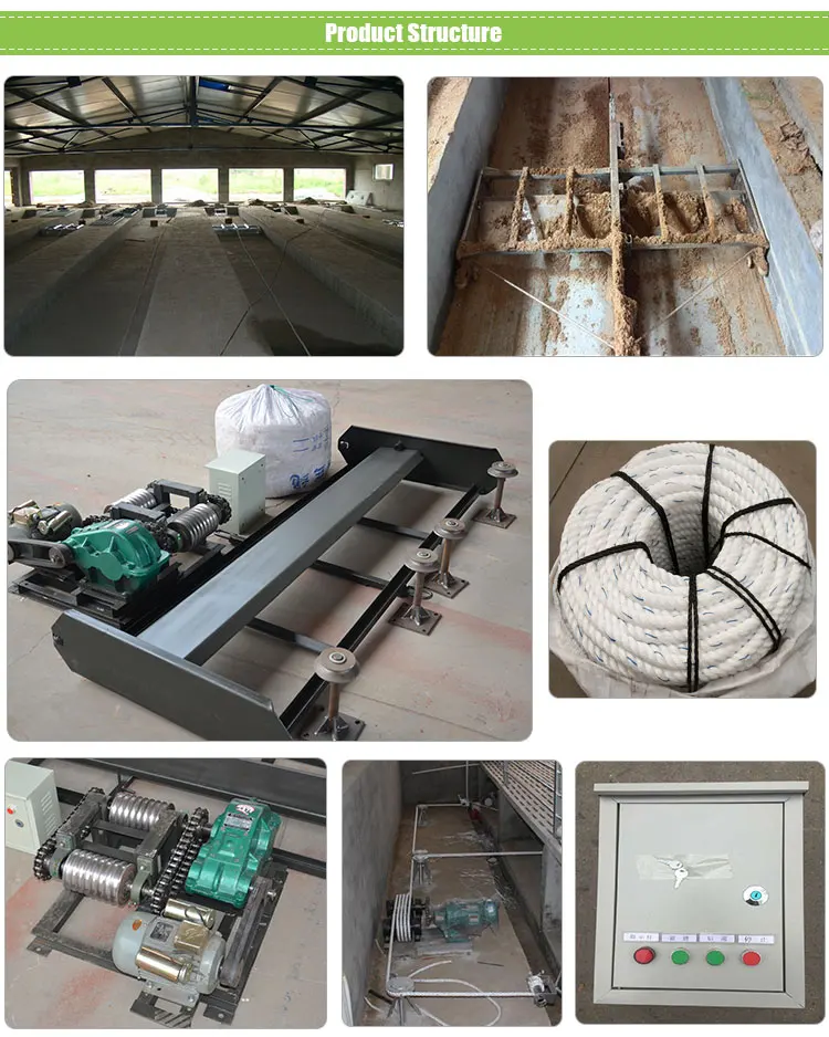 Scraper Type Manure Cleaning Machine For Poultry Farm,One Set Work For ...