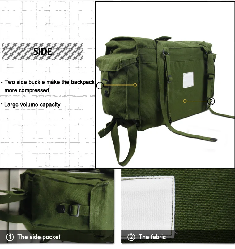 Government Issue(g.i) Uk Style 58" Pattern Military Backpack Canvas ...